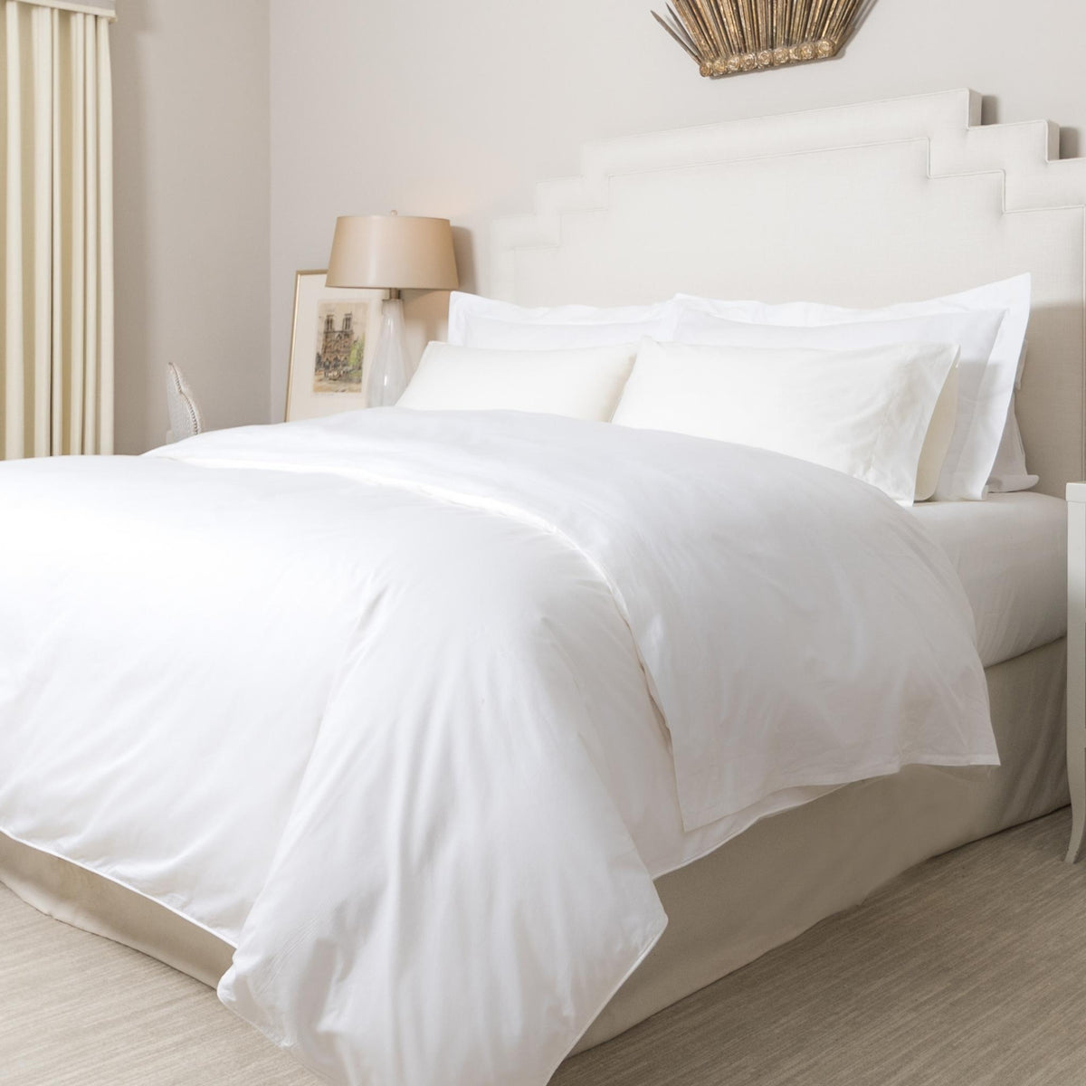 Luxury Cotton Percale Duvet Covers (100% Cotton, 500 Thread Count ...